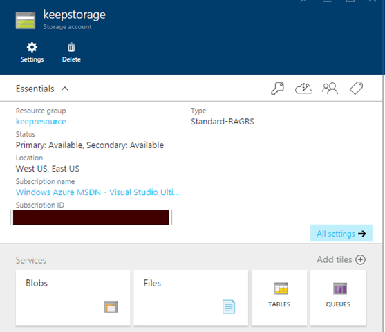 Azure Table Storage dengan ASP.NET MVC (Part 1) – Erick Kurniawan